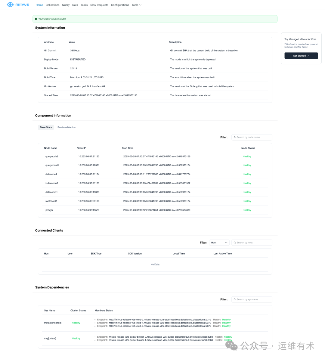 三强联手！ Milvus + k8s + KubeSphere， 手把手教你离线部署生产级 AI 向量数据底座-腾讯云开发者社区-腾讯云