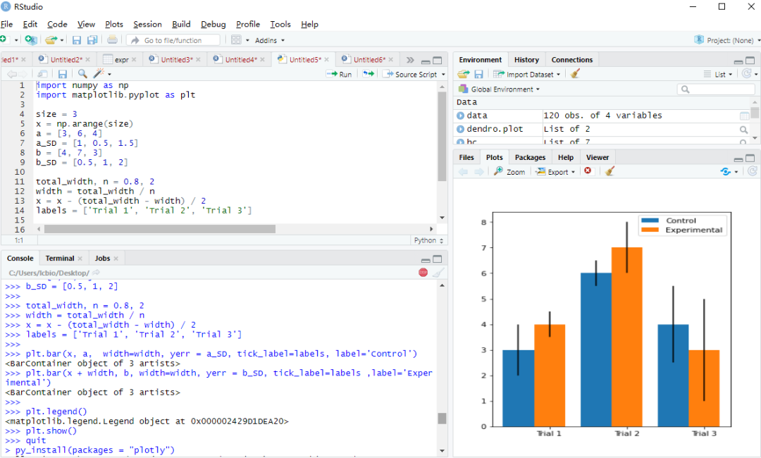 如何在 Rstudio 中使用 python 语言 （图文详解） - Py学习