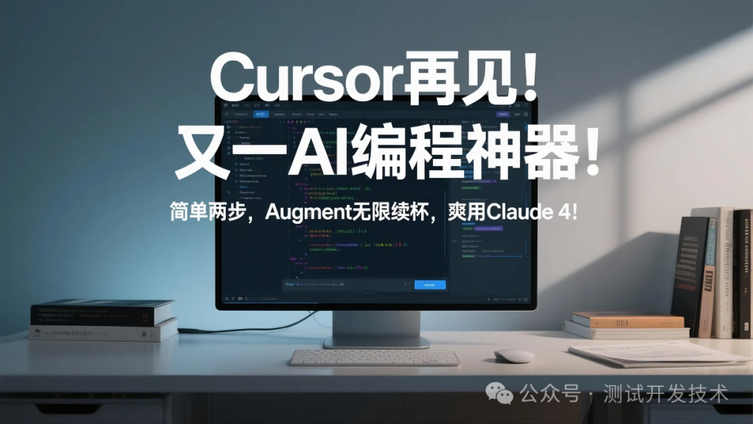Cursor再见！又一AI编程神器！简单两步，Augment无限续杯，爽用Claude 4！-腾讯云开发者社区-腾讯云