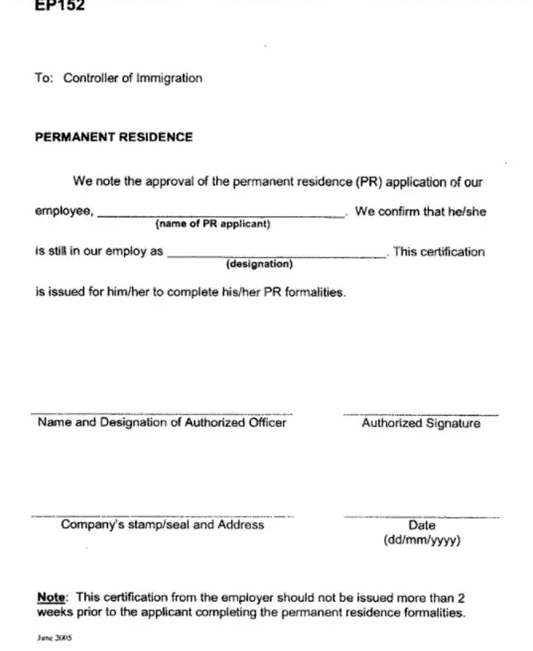 What do I need to do after the Singapore PR is approved? - Tassure Group