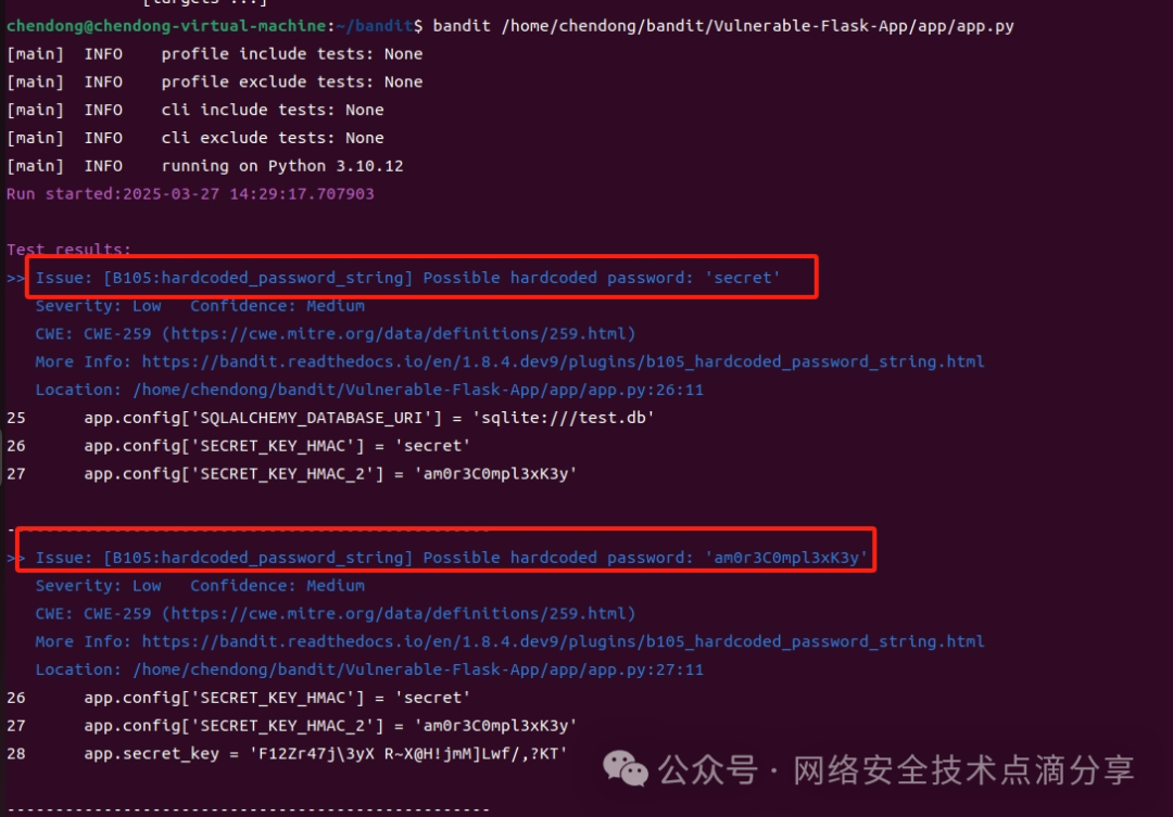 Bandit Python代码审计漏洞检测工具实战-腾讯云开发者社区-腾讯云