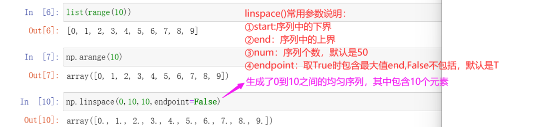 Python基础学习2【numpy生成数组random随机数生成索引拼接切割【jupyter学习】】 墨天轮