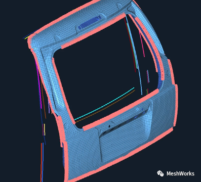 利用MeshWorks进行后尾门精确变形-技术邻