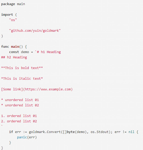 Go每日一库之147：goldmark（Markdown转html） - larkwins - 博客园