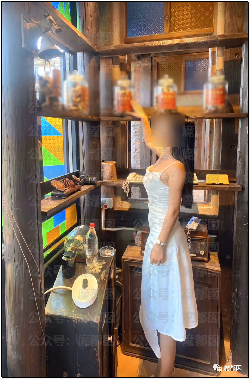 火辣性感前凸后翘深V老板娘卖茶被驱赶引发全网热议！ -6park.com