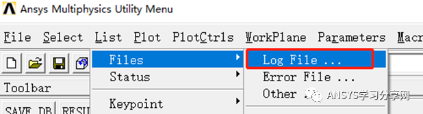 ANSYS经典LOG文档真的很有用_ANSYS LOG文档-技术邻