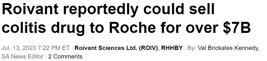 超70亿美元：辉瑞/Roivant TL1A抗体或授权给罗氏医药新闻-ByDrug-一站式医药资源共享中心-医药魔方