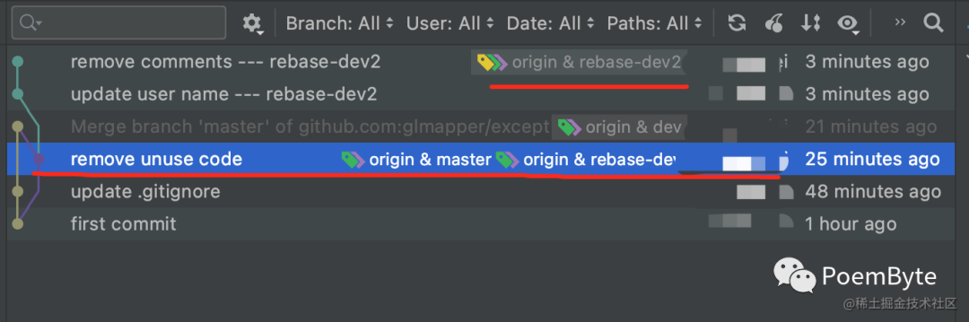 git 中 merge 和 rebase 小记-腾讯云开发者社区-腾讯云