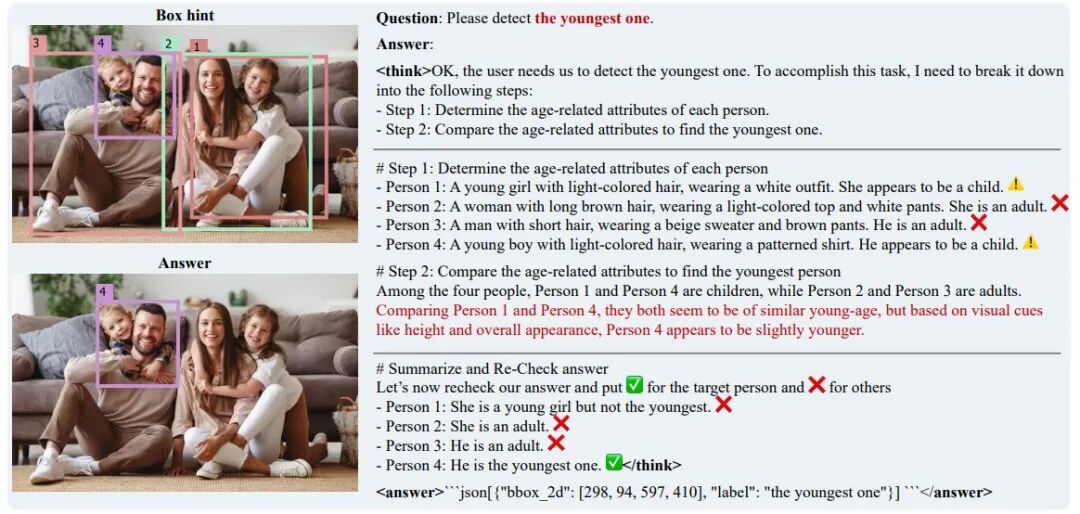 会“思考”的目标检测模型来了！IDEA提出Rex-Thinker：基于思维链的指代物体检测模型，准确率+可解释性双突破-腾讯云开发者社区-腾讯云