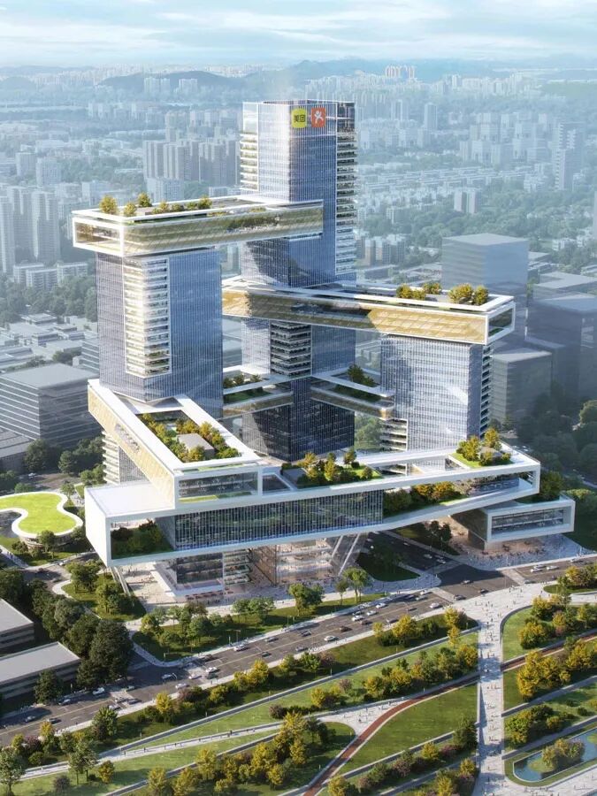 抖音总部效果图曝光，杨浦滨江起飞了