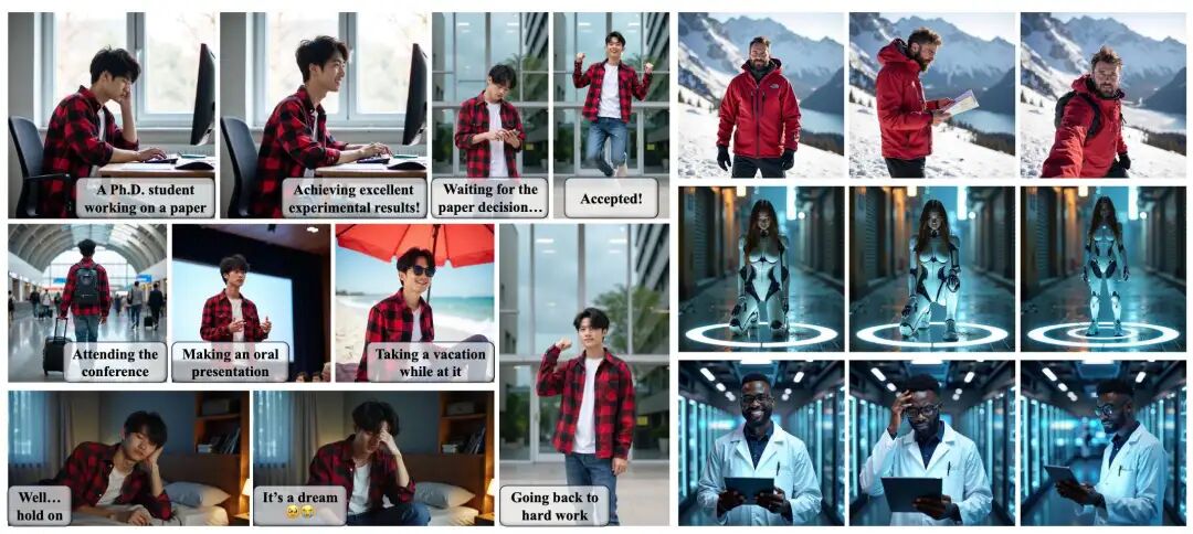 AI I024: DiT迎来真·一致性之王！CharaConsist双杀角色变形&背景撕裂：跨场景换装不崩人设