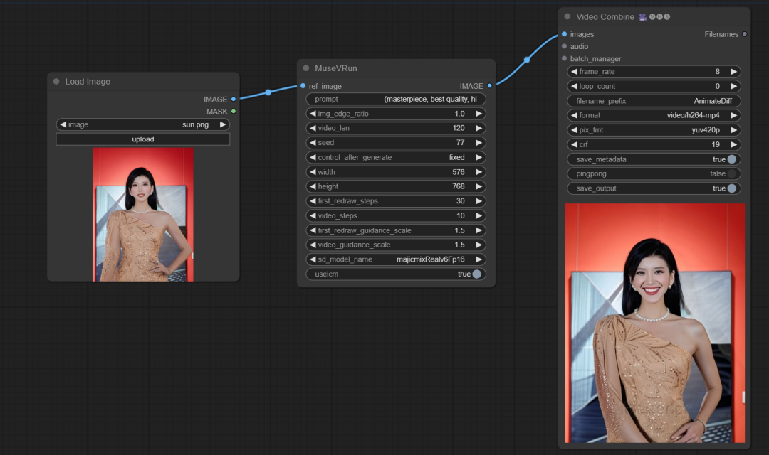 腾讯MuseV：无限长度和高保真虚拟人视频生成，ComfyUI使用指南