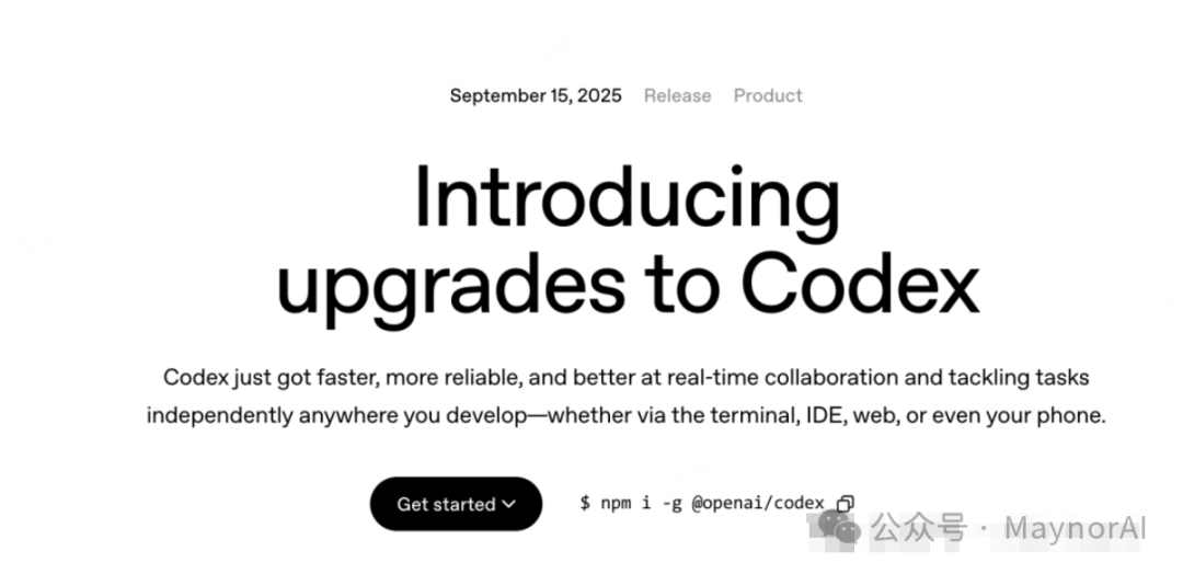 AI I024: 编程新王者来了！刚刚，OpenAI 发布 GPT‑5-Codex 新模型，附国内使用教程！