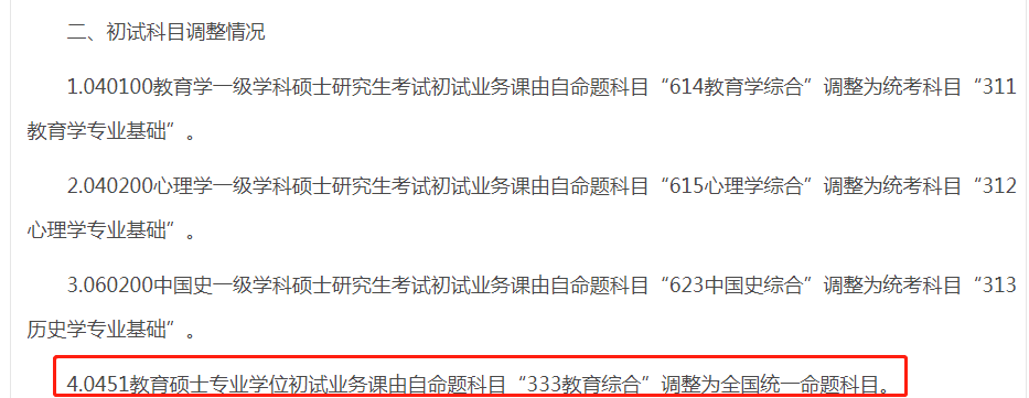 重磅！333教育综合大纲发布！这些院校已确定统考！ - MBAChina网