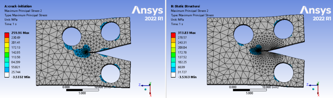 ANSYS 断裂力学新功能之SMART自适应裂纹萌生分析-技术邻