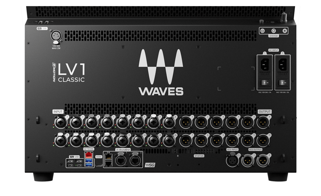 Waves震撼推出eMotion LV1 Classic完全集成式现场调音台_Waves技术服务中心