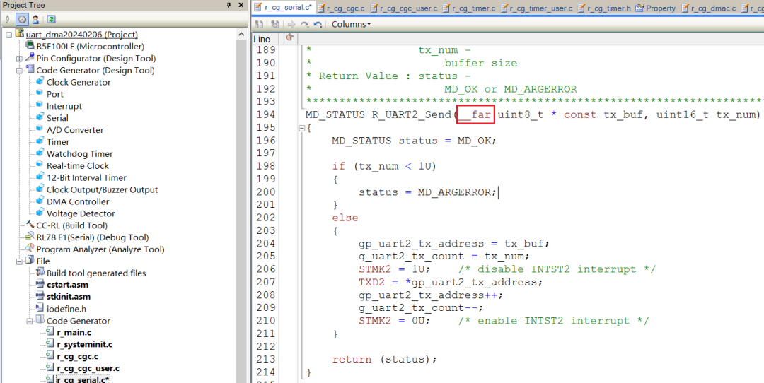 瑞萨电子：RL78系列MCU DMA在UART中的使用