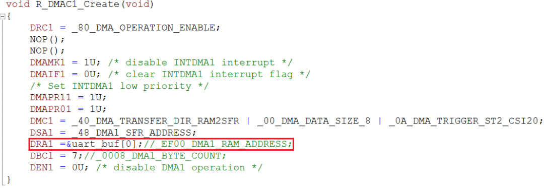 瑞萨电子：RL78系列MCU DMA在UART中的使用