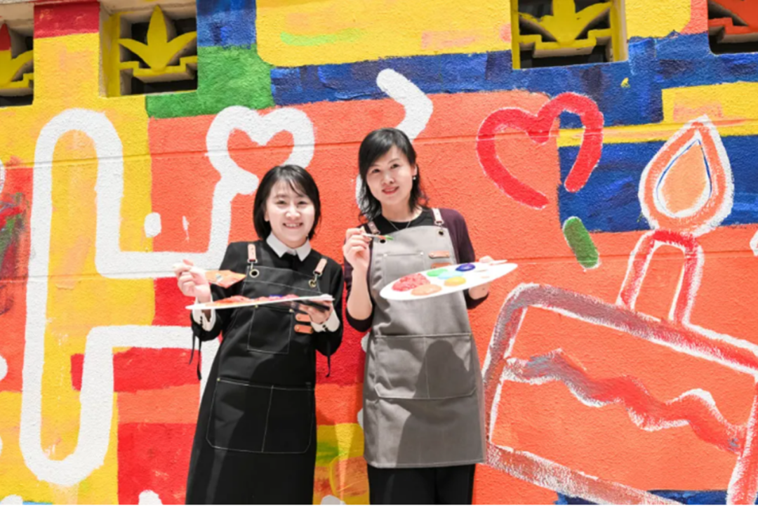 70年“老厂”牵手“90后”社区，“绘美”了一面墙