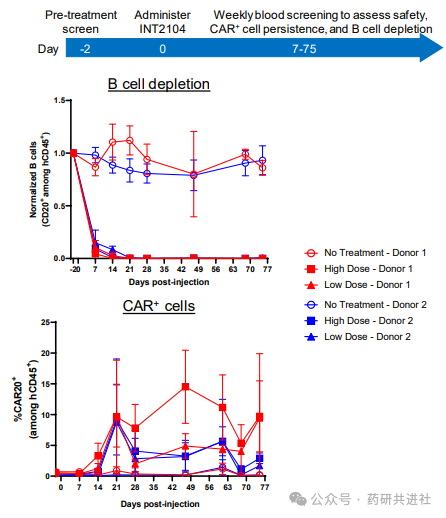 In Vivo CAR-T 全球首研突破：Interius INT2104 靶向 CD20 临床进展与技术解析