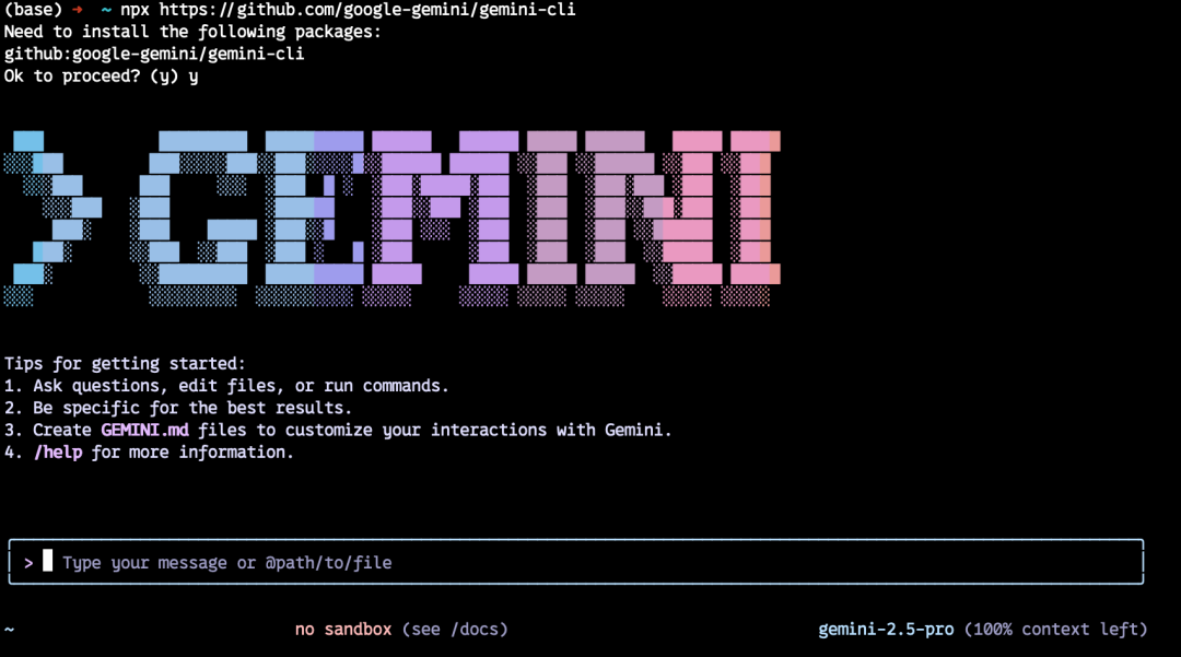 我给谷歌新开源的Gemini CLI 打 99分-腾讯云开发者社区-腾讯云