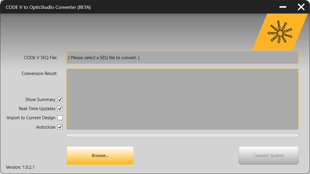 Ansys Zemax | 将CODE V设计导入OpticStudio_CODE V ZEMAX-技术邻