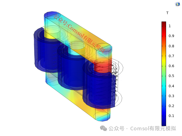 Comsol基于场路耦合的三相电力变压器电磁场计算_电磁场有限元 comsol多物理场耦合-技术邻