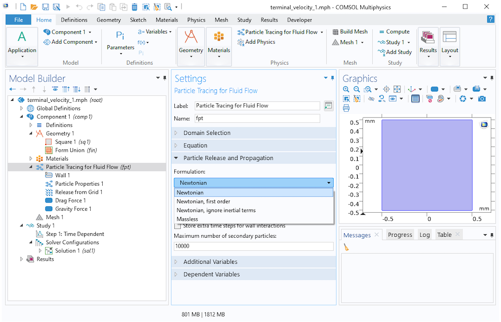 模拟流体中的粒子运动时，选择合适的公式以提升计算效率-技术邻